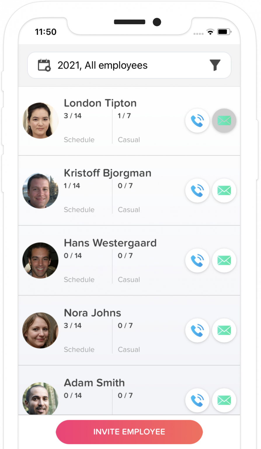 Vacation Tracker | PTO Tracker | Leave Tracker - Day Off
