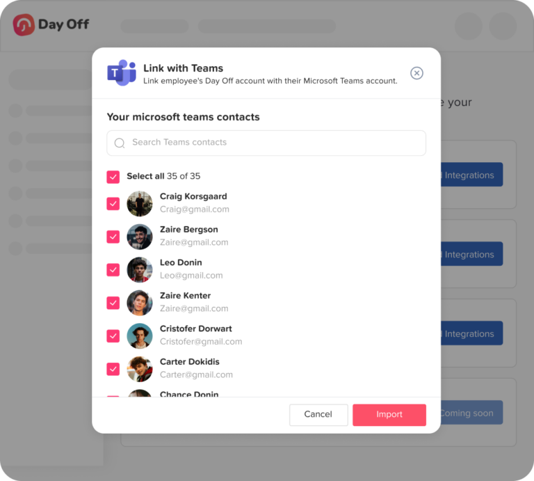 MS Teams integration