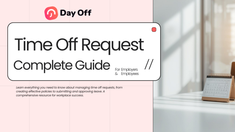 Time Off Request: Guide for Employers and Employees - Day Off