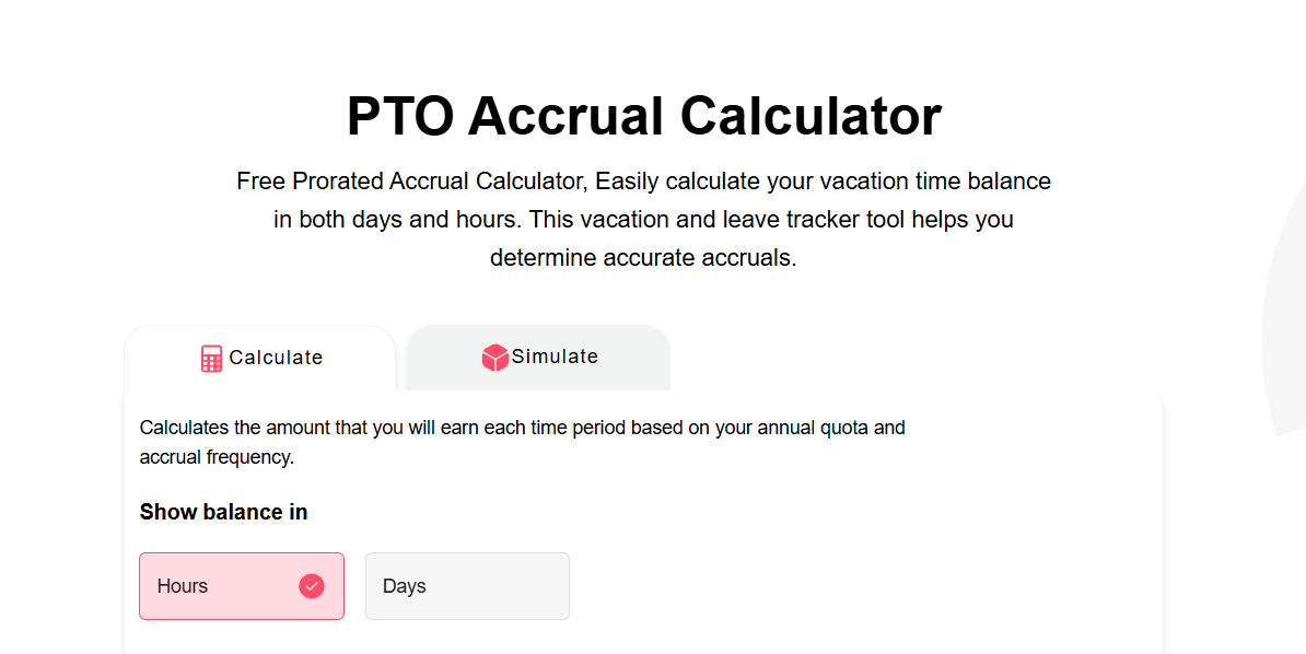 Annual Leave Calculator: Manage Employee Time Off - Day Off